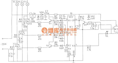 The Infrared Remote Control Switch Circuit Of Ceiling Lamps Control