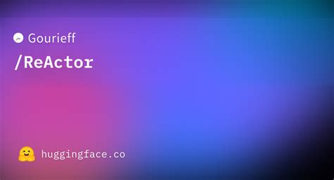 Gourieff ReActor Datasets At Hugging Face