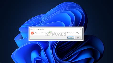 Fix The Connection Was Denied Because The User Account Is Not Authorized For Remote Login