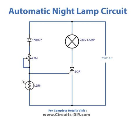 Understanding The Internal Components Of A LED Lamp Circuit Diagram