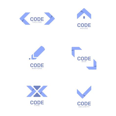 design and download this flat gradient code love logo template