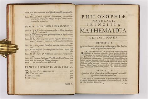 Philosophiae Naturalis Principia Mathematica By Newton Isaac Very