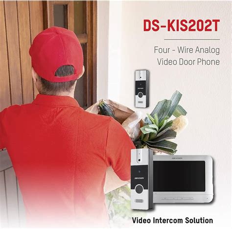 HIKVISION Analog Video Intercom System With TFT LCD Screen Wired Video Door Phone Bell