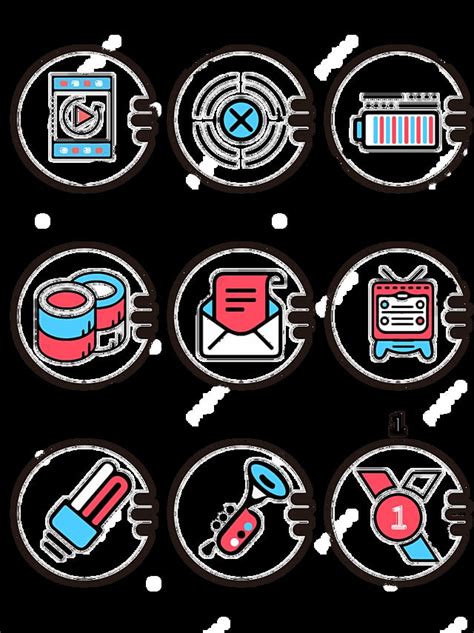 Meb Red And Blue Cartoon Vi Icon Ai Material Meb Red Blue Color Png