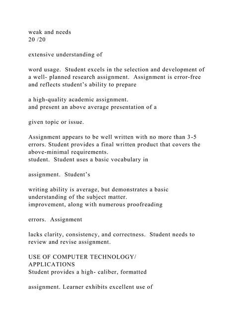 Apus Assignmentrubricundergraduate Level300 400exemplary L Docx