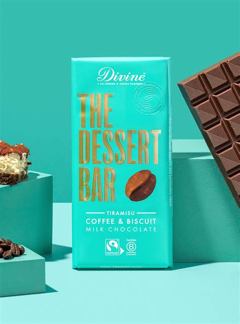 Divine Dessert Chocolate Bar Tiramisu Divine Chocolate