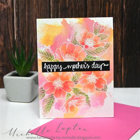 Handmade By Michelle Floral Mothers Day Cards