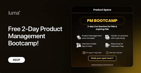 Akhil Yash Tiwari On Linkedin Free 2 Day Product Management Bootcamp · Luma
