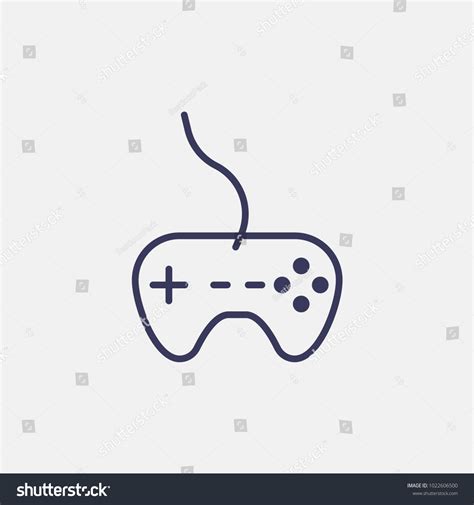 Outline Joystick Icon Illustration Vector Symbol Stock Vector Royalty Free