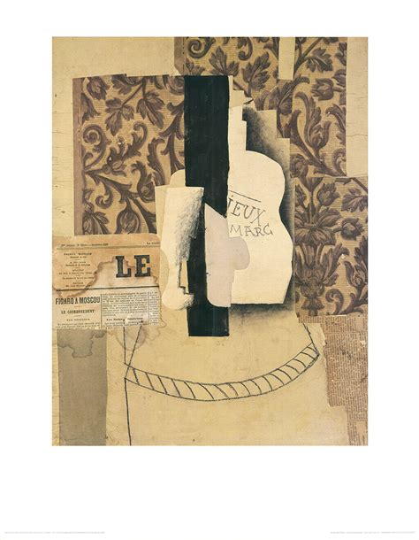 Pablo Picasso Still Life Bottle And Glass Subasta Real Online