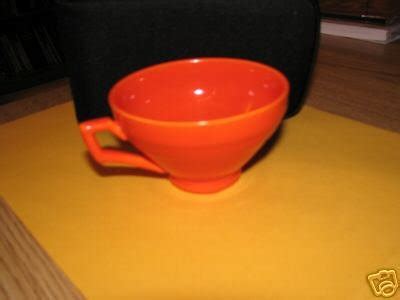 Vintage Fiestaware Radioactive Red Uranium Glaze Cup 39058321