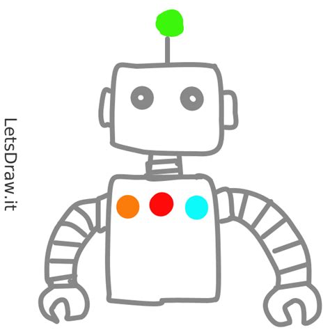 How To Draw Robot Ot7ipptjppng Letsdrawit
