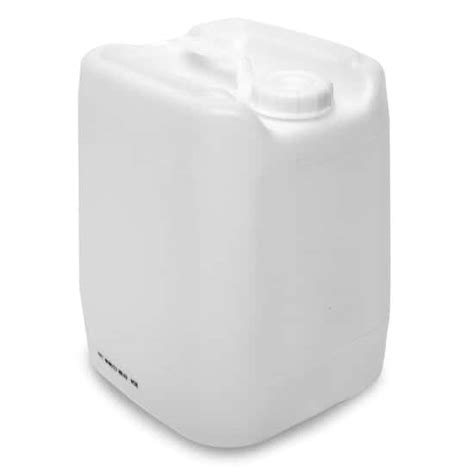Cole Parmer Economical Square Hdpe Carboy W Handle 20 L 5 Gal 4cs