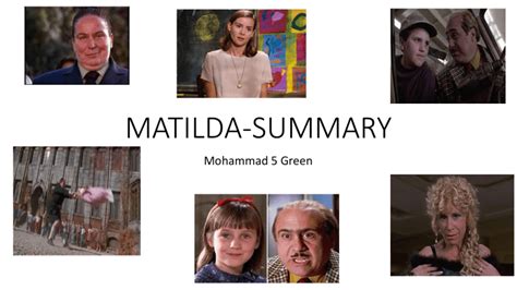Matilda Summary Plot Characters And Themes