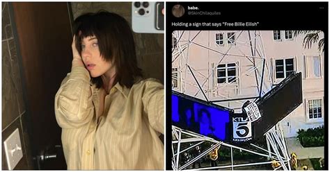 Is Billie Eilish In Jail Free Billie Eilish Sign Sparks Concern