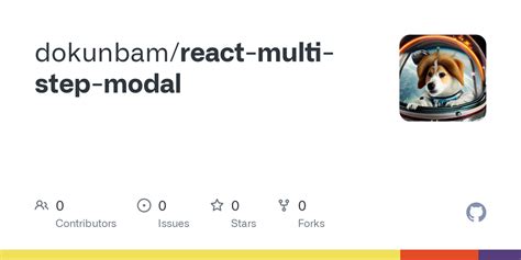 Github Dokunbam React Multi Step Modal