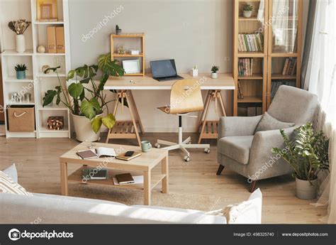 Cozy Home Office Background