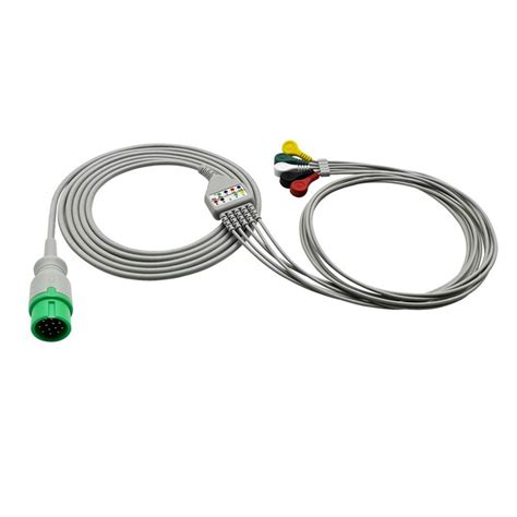 Biolight 12pin Ecg Cable Compatible Q5 A Series Manufacturers And