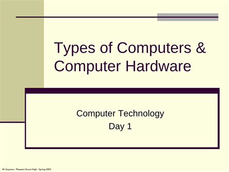 Pdf Types Of Computers Juthorngrenfiles201108