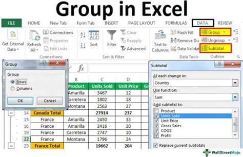 Group In Excel How To Group Ungroup Data Easy Steps