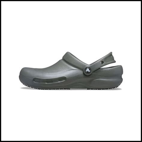 Crocs Classic Slip Resistant Waterproof Work Clog Grey Steel Toes