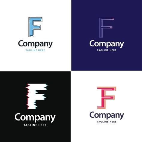 Letter F Big Logo Pack Design Creative Modern Logos Design For Your