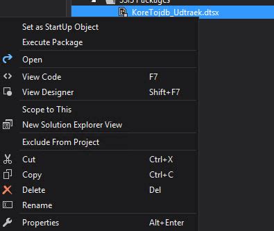 SSIS Deployment Option Missing Visual Studio 2015 Stack Overflow