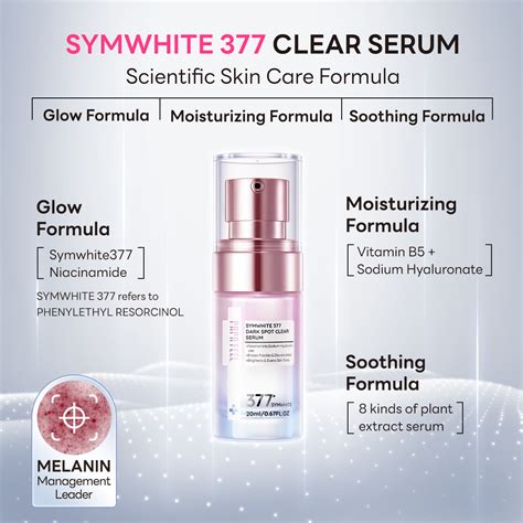 【buy 1 Take 1 Papa Feel Symwhite 377 Dark Spots Clear Serum 20ml Remover Acne Brightening