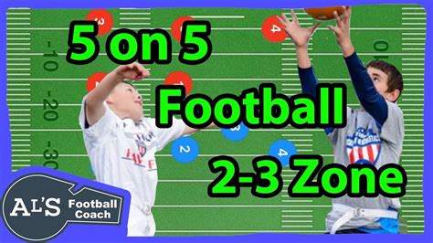 5 On 5 Flag Football 2 3 Zone Defense Youtube