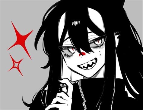 Anime Sharp Teeth Reference Smiler Oc Oc With Sharp Teeth Art Ref