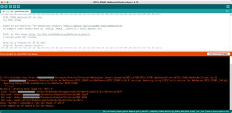 Wt32 Eth01 Board Not Working With Arduino Ide 20 Ide 1x Arduino Forum