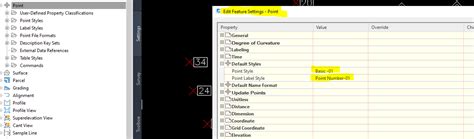 How To Change Default Point And Label Style Autodesk Community