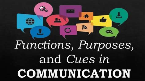 Occ L3 Function Purposes Cues Of Communicationpdf