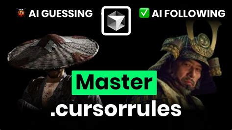 master cursor rules and fix ai code mistakes—here s how youtube