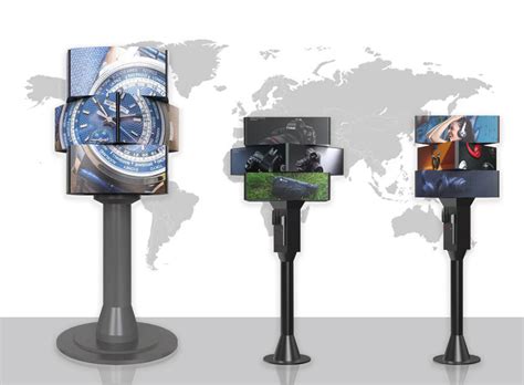 CubeVisionLED A 360 Degree Rotating LED Display Adhaiwell