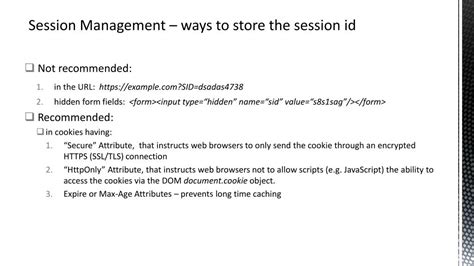PPT Broken Authentication And Session Management PowerPoint Presentation ID