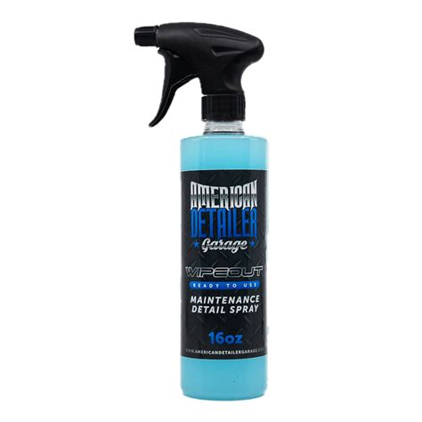 Wipeout Rtu Maintenance Detail Spray 16oz American Detailer Garage