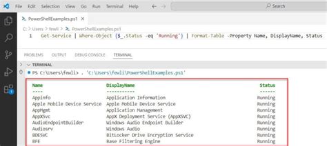 How To List Running Services In Powershell