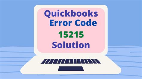 how to fix quickbooks error 15215 in easy steps dreams wire