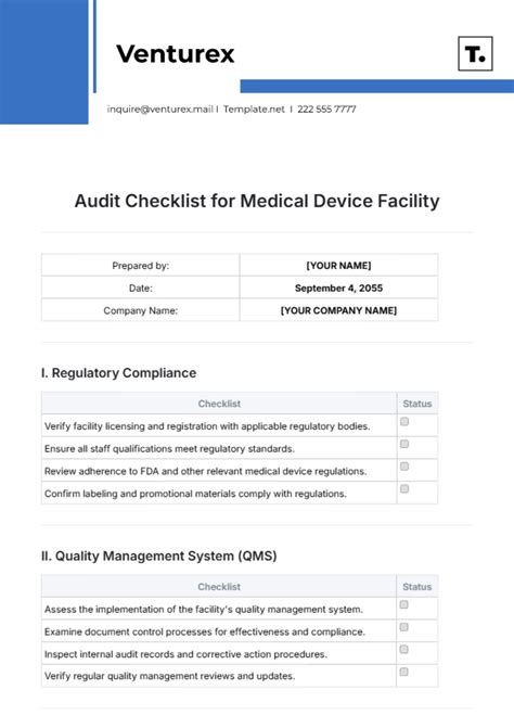 Medical Chart Audit Checklist
