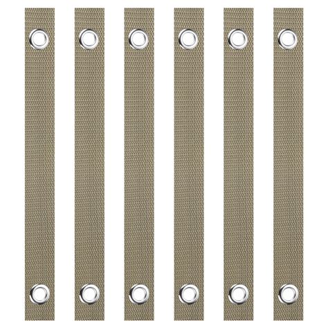 Uxcell 16 Inch Tree Straps For Staking 6 Pack Tree Support Straps With Grommets Tan Walmart Com