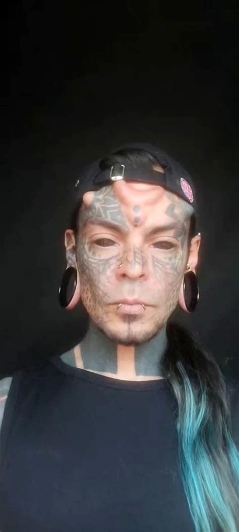 Horned Tattooed Man With Inked Eyeballs Says Hes Running To Be
