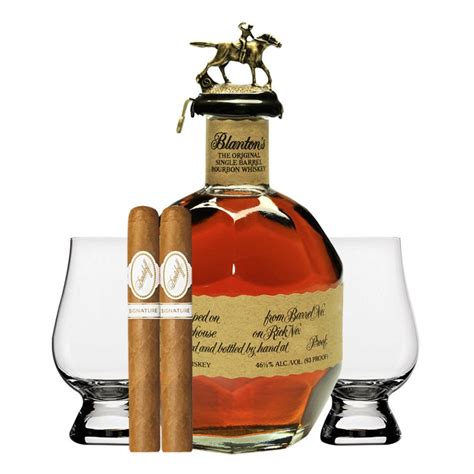 Blantons Bourbon T Set With Glasses And Cigar Buy Now