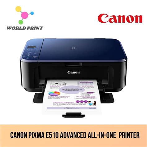 Canon Pixma E510 Advanced All In One Printer Shopee Malaysia