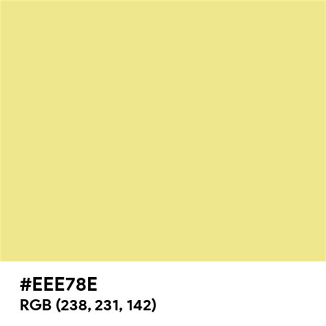 Yellow Iris Color Hex Code Is Eee78e
