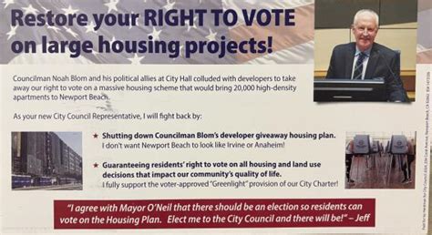 Newport Beach Mayor Accuses Former Councilman Of Deceptive Campaign Mailers Candidate Responds