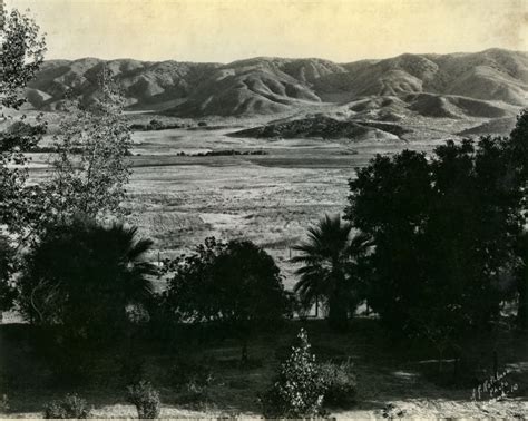 Leona Valley Ranch View From Old Ranch House Front Porch In 1927