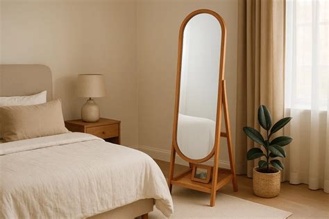 میز آرایش با آینه قدی؛ 10 میز توالت با آینه مناسب اتاق خواب