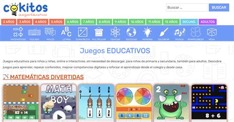 Ayuda Para Maestros Cokitos Web Con Miles De Juegos Educativos Para
