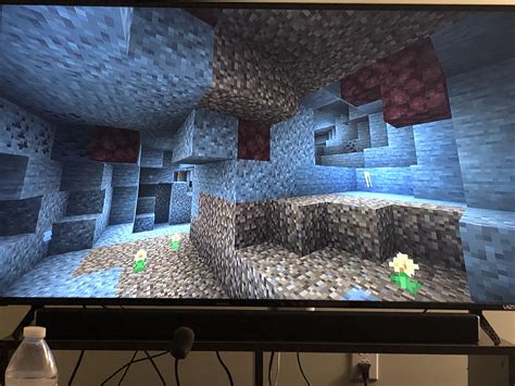 There Is Netherack In This Cave I Never Placed It Nor Have I Been To The Nether I Mine Out The
